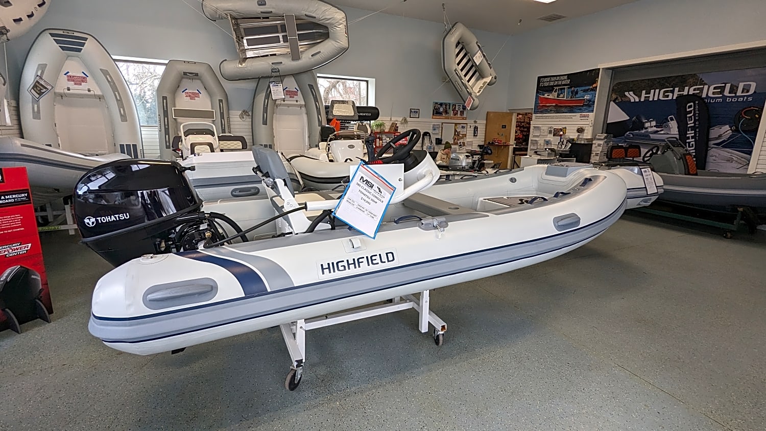 Highfield Classic Console 380, Tohatsu 30HP