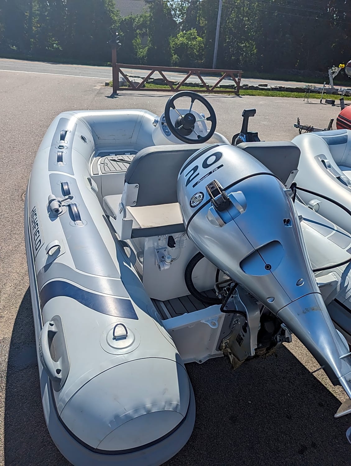 9'6" Console RIB, Honda 20HP