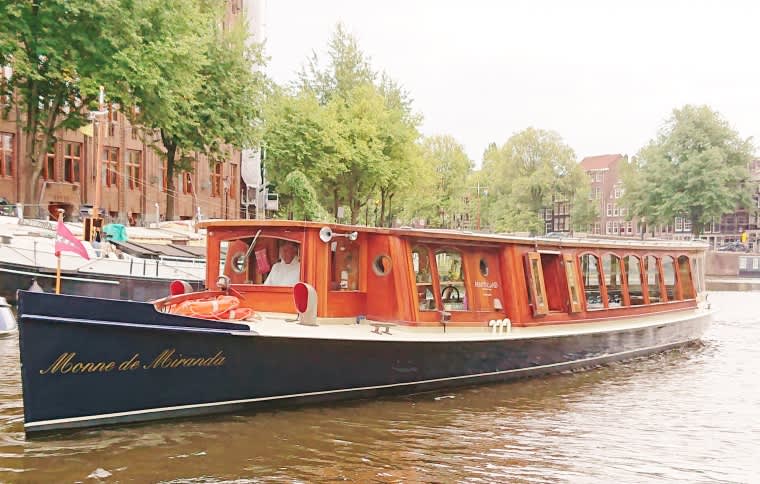 Classic boat "Monne de Miranda" for 50 people on the Amsterdam canals ...