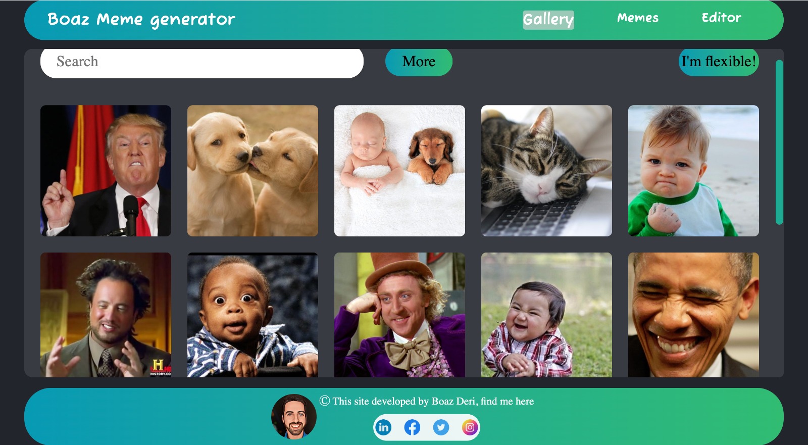GitHub - boazderi/meme-generator
