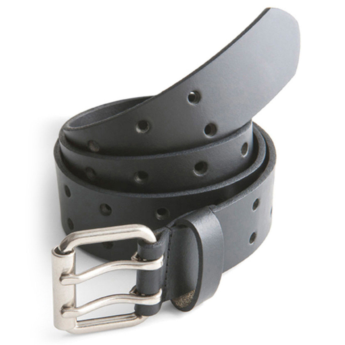 Dickies Mens Leather 2 Hole Perforation Belt Black 36 Ebay