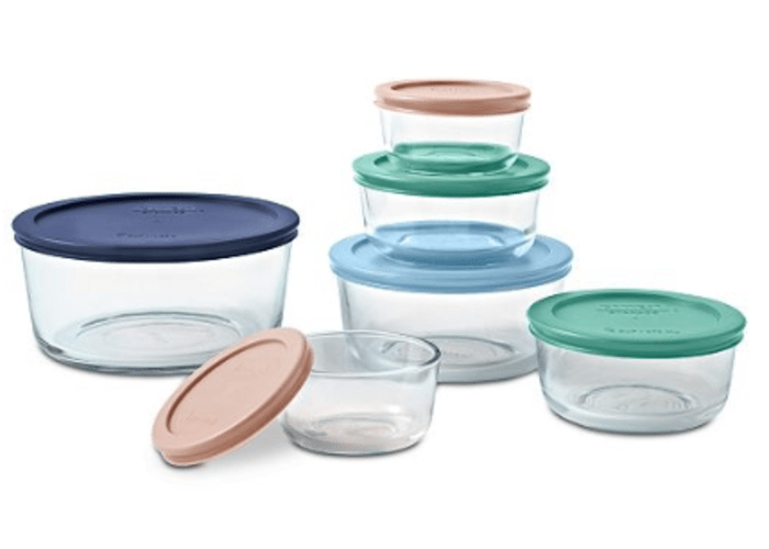 12-pc Pyrex Round Storage Set | Book of More Money