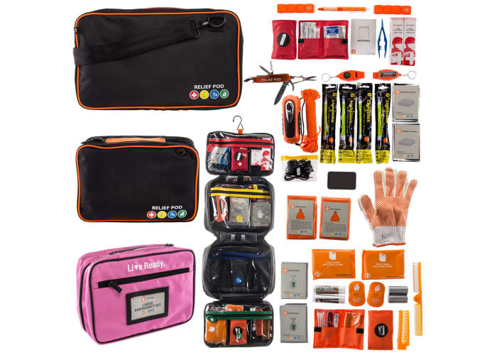 82-pc Relief Pod Emergency Kit | Book of More Money