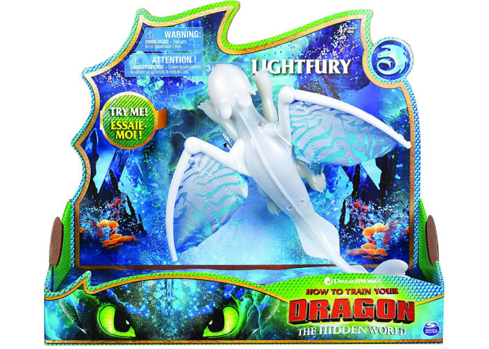 Dreamworks Dragons, Lightfury Deluxe Dragon with Lights & Sounds | Book ...