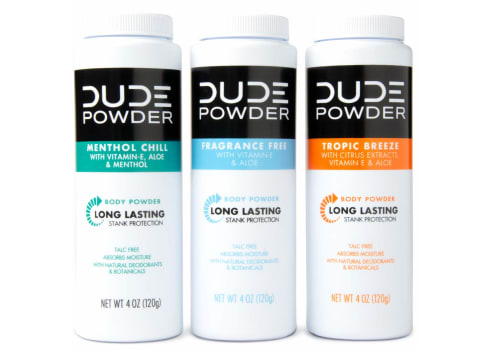 DUDE Body Powder Variety Pack | Book of More Money