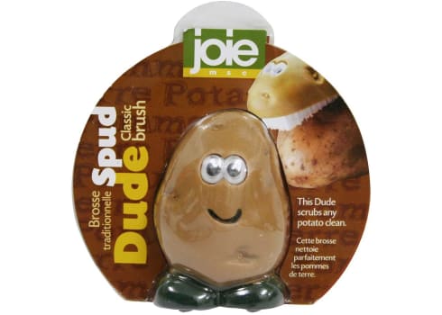 Joie Spud Dude Potato Vegetable Scrub Cleaner Brush | Book of More Money