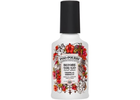 Poo-Pourri Before-You-Go Toilet Spray, Tropical Hibiscus Scent, 4-oz ...