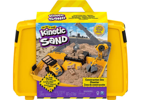 Kinetic Sand Construction Site Sandbox Playset | Book of More Money