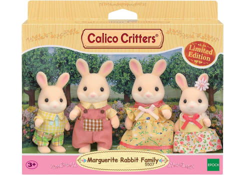Limited Edition Calico Critters Marguerite Rabbit Family Dolls, 35th ...