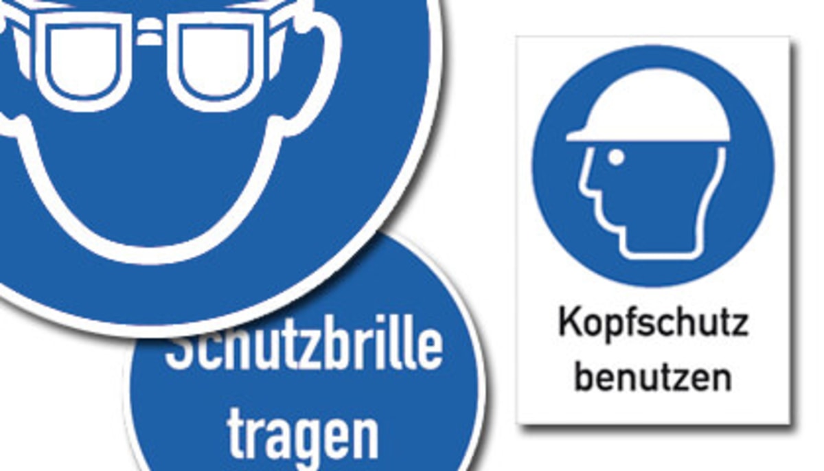Gebotszeichen für den Arbeitsschutz | Gebotsschilder kaufen