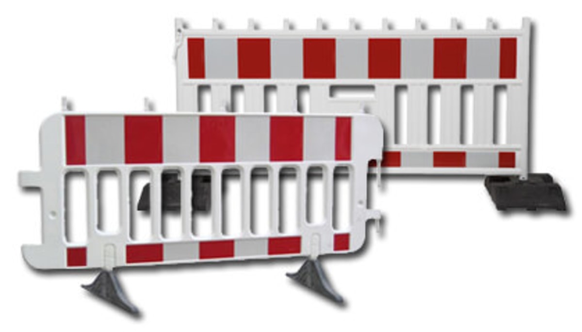 Absperrschranken & Schrankzäune für die Baustelle