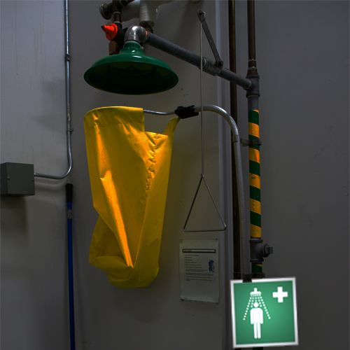 Notdusche nach ISO 7010 (E 012) - R