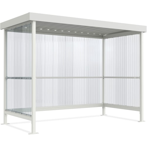 Raucherunterstand, Raucherpavillon, Raucherkabinen, Wartehallen