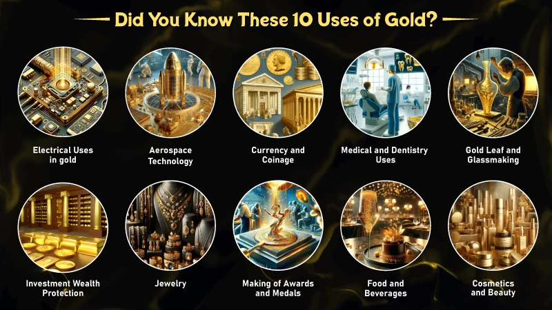 Did You Know These 10 Uses of Gold?