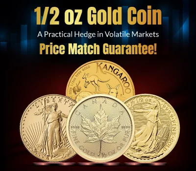 1/2 oz Gold Coin | BOLD Precious Metals