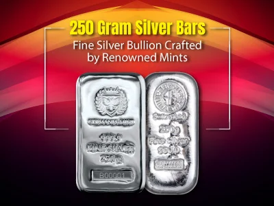 250 Gram Silver Bar | BOLD Precious Metals