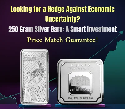 250 Gram Silver Bar | BOLD Precious Metals