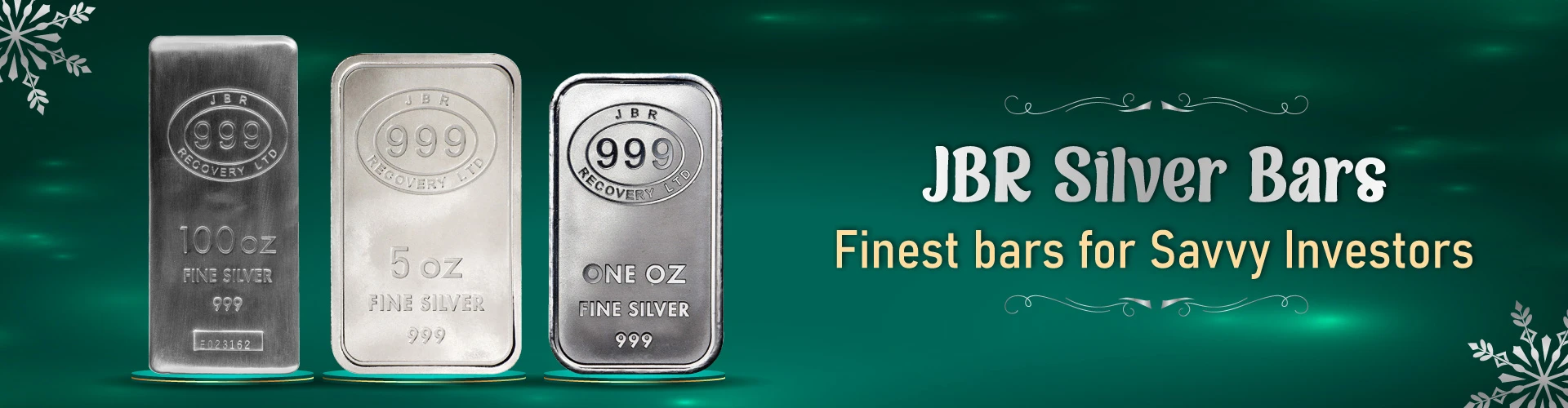 JBR Silver Bars | BOLD Precious Metals