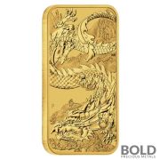 2023 1 oz Perth Mint Rectangular Dragon Gold Coin