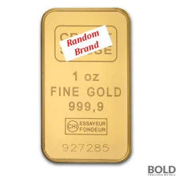 1 oz Rand Refinery Elephant Gold Bar .9999 Fine Gold (in Assay) | BOLD ...