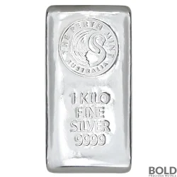 1 Kilo Italpreziosi Silver Bar | BOLD Precious Metals