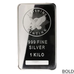 1 Kilo Perth Mint Silver Bar(New)