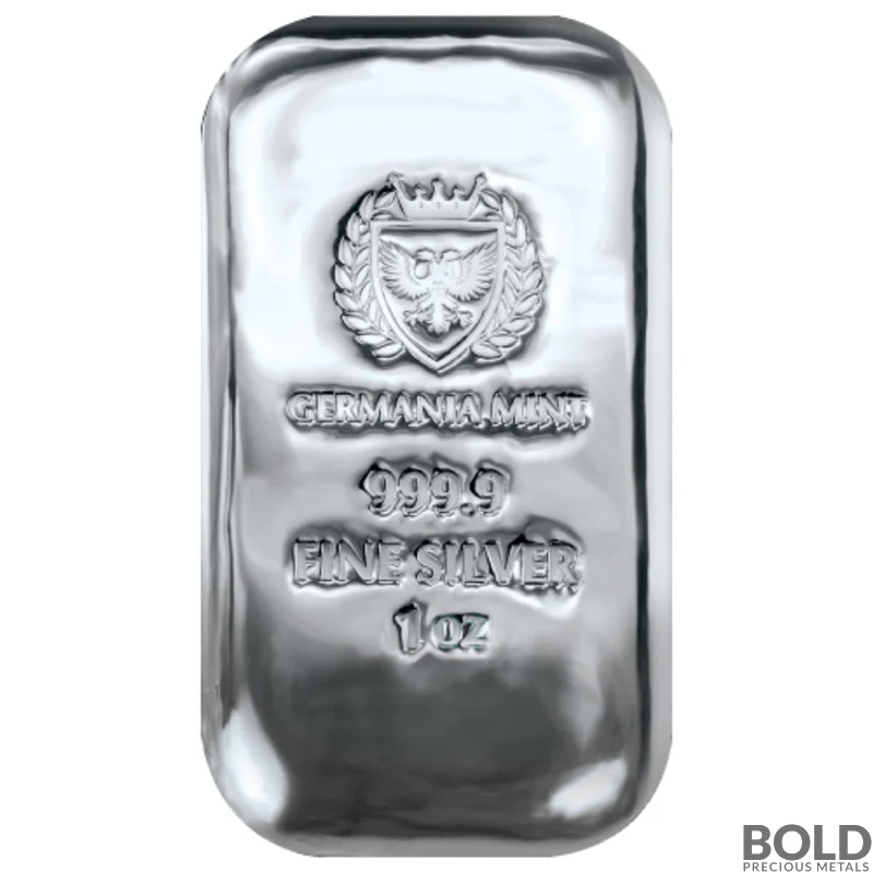 1 oz Germania Mint Silver Bar (Box of 20)
