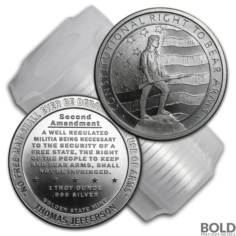 1 oz Second Amendment Silver Round (Lot of 10)