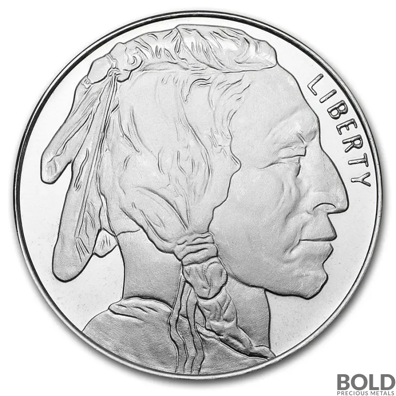 1 oz Silver Buffalo Monster Box (500 Rounds, BU)