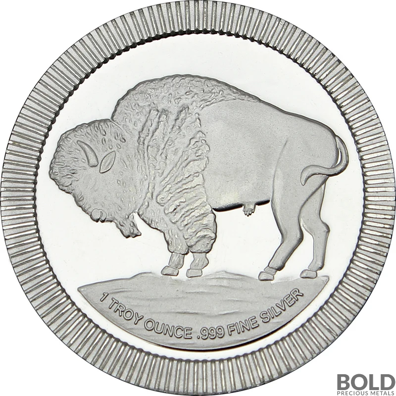 1 oz SilverTowne Buffalo Stacker Silver Round - Tube of 20