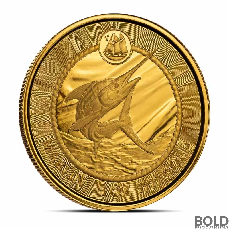 2023 1 oz Cayman Islands Blue Marlin Gold Coin