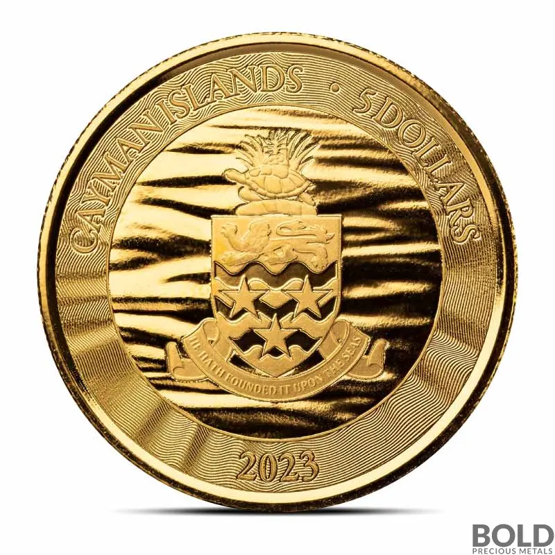 2023 1 oz Cayman Islands Loggerhead Turtle Gold Coin