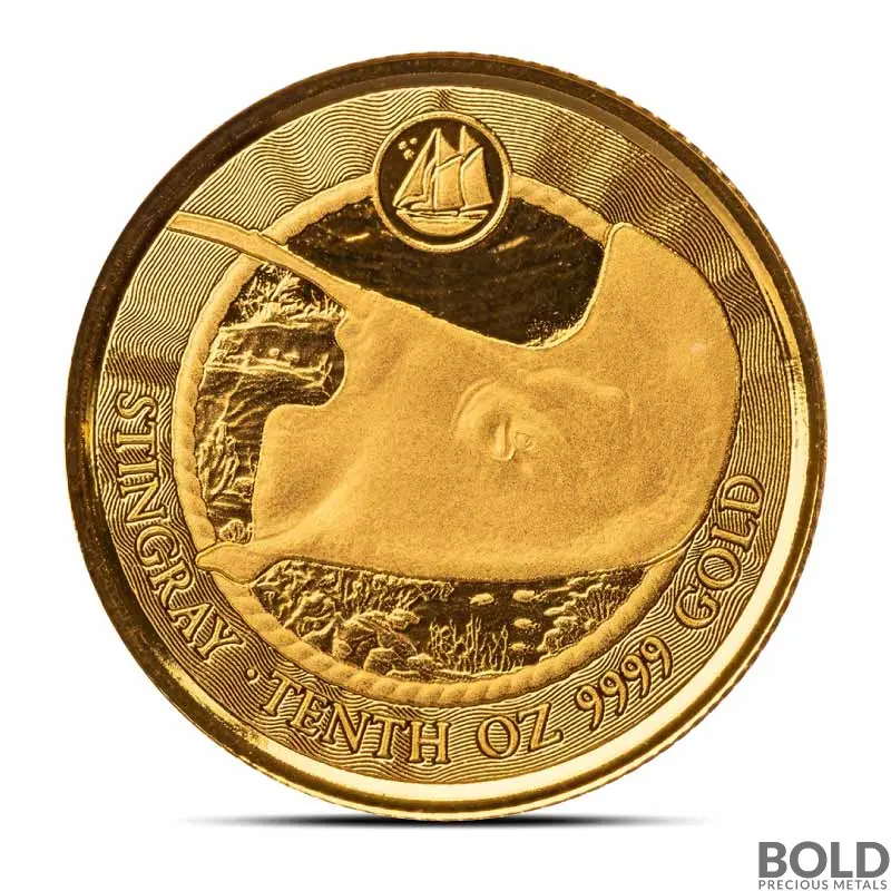 2023 1/10 oz Cayman Islands Stingray Gold Coin