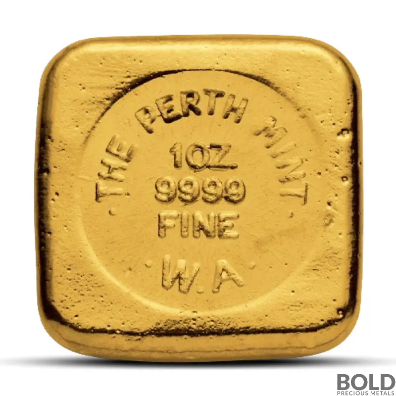 1 oz Perth Gold Cast Bar
