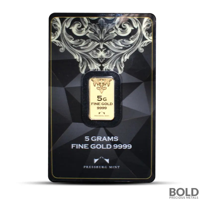 Buy 5 Gram Gold Bars at Lowest Premium | BOLD