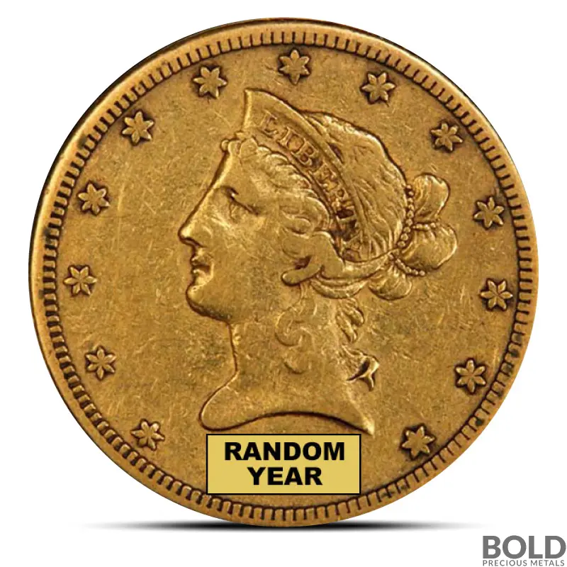 $10 Liberty Gold Eagle Coin (VF)