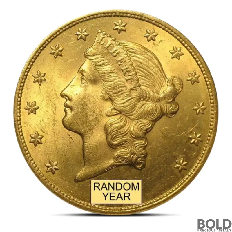 $20 Liberty Gold Double Eagle Coin (MS63, NGC or PCGS)