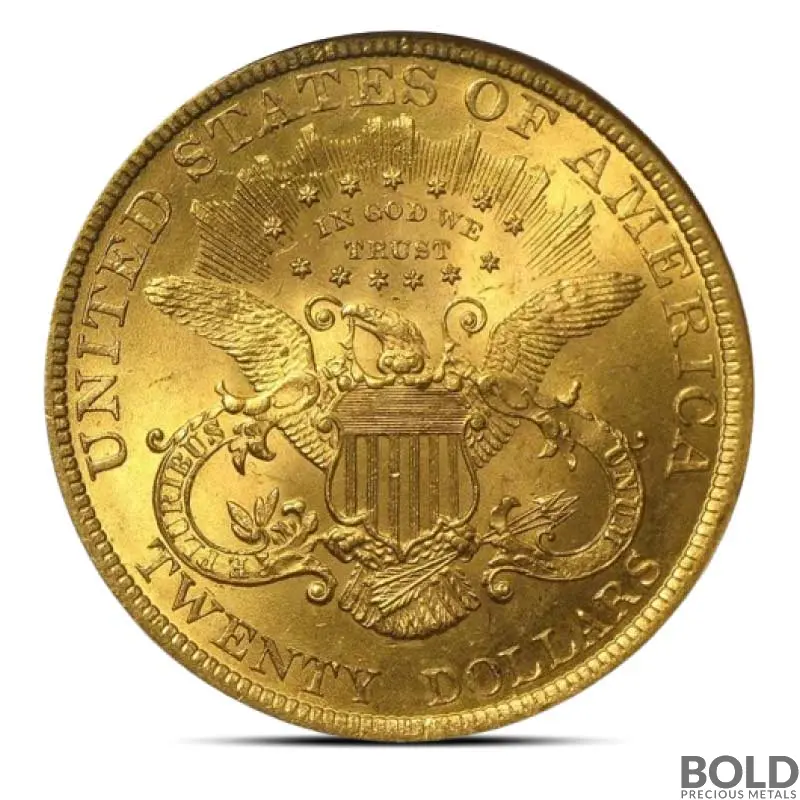 $20 Liberty Gold Double Eagle Coin (MS63, NGC or PCGS)
