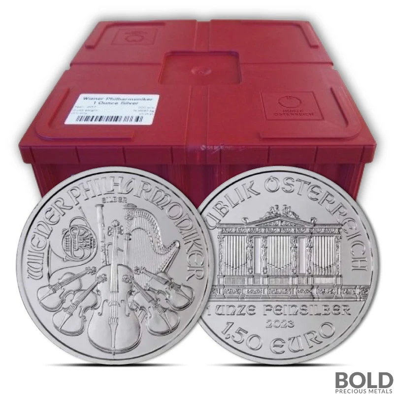 2023 1 oz Austrian Philharmonic Silver Monster Box (500 Coins)