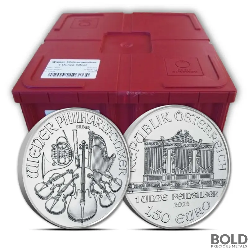 2024 1 oz Austrian Silver Philharmonic Monster Box (500 Coins)