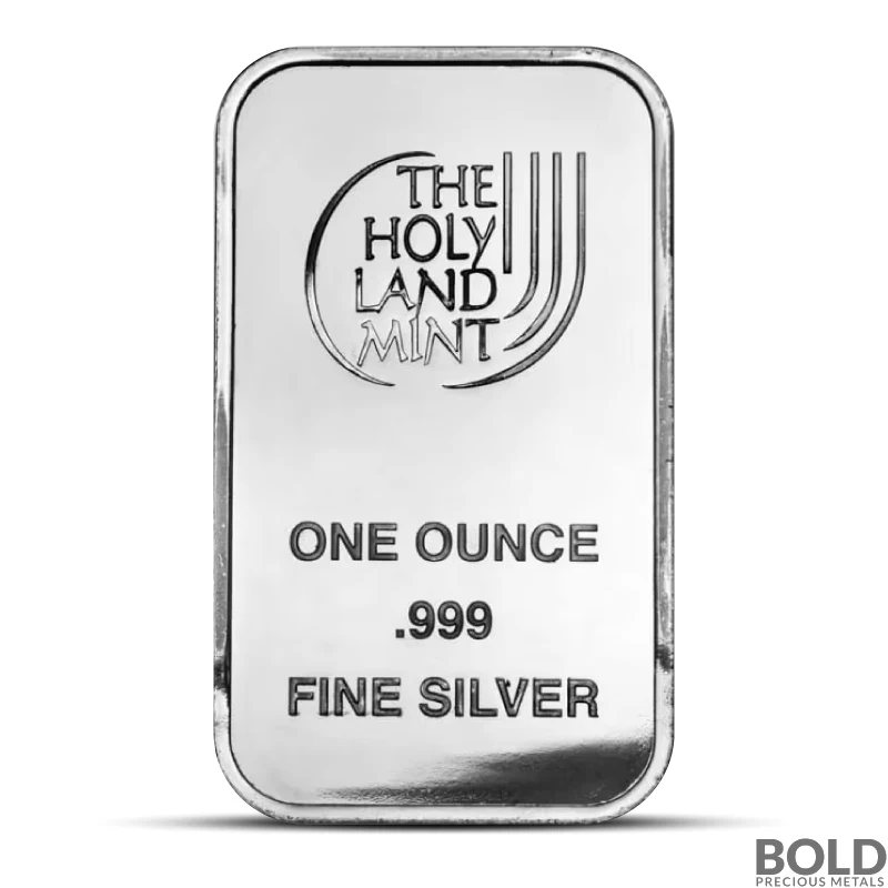 1 oz Holy Land Mint Dove of Peace Silver Bar