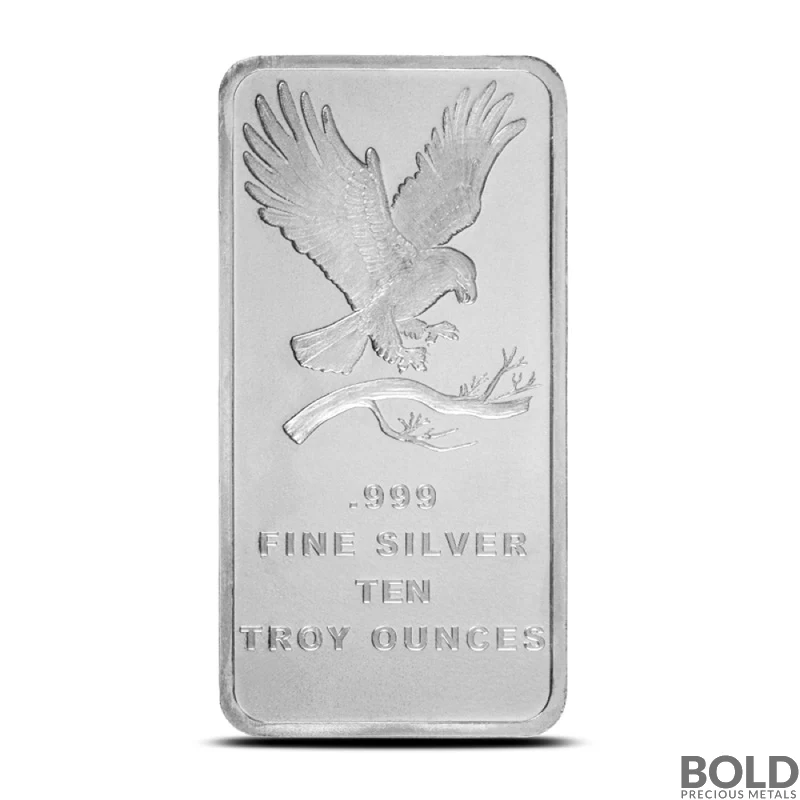 10 oz Eagle Silver Bar (SilverTowne)