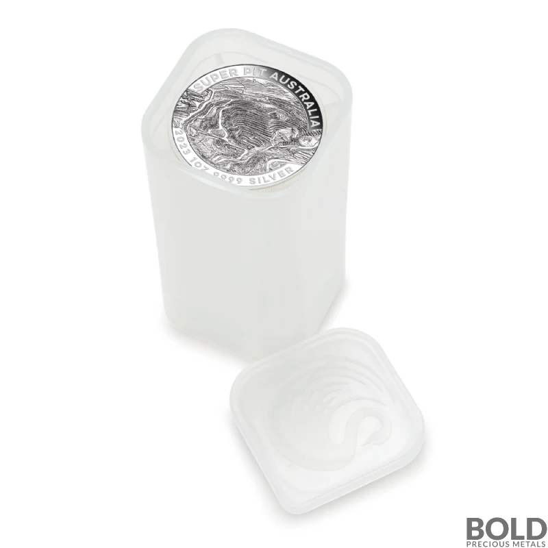 Tube of 25 - 2023 1 oz Perth Super Pit Mine Silver Coin (BU)