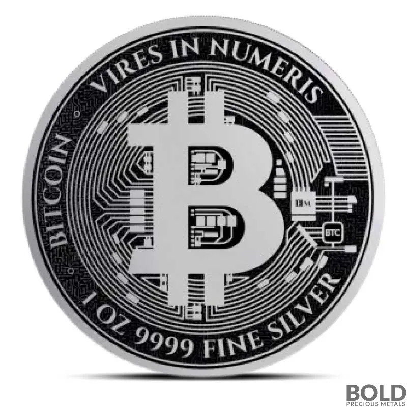 2024 1 oz Niue Crypto Series: Silver Bitcoin (BU)