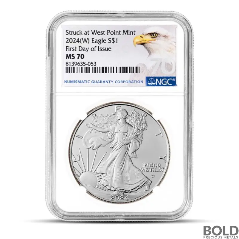 Graded Silver Eagles (MS70 & MS69)
