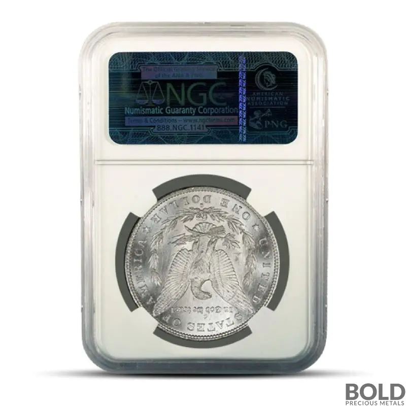 Pre-1921 Morgan Silver Dollar (MS65, NGC)