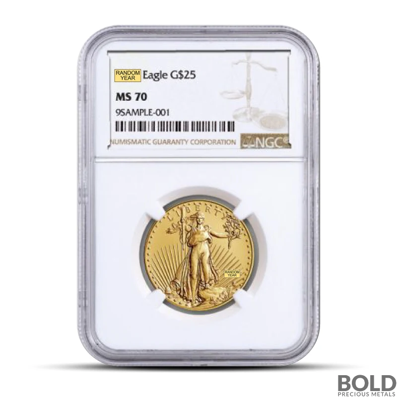 NGC/PCSG Certified American Gold Eagles