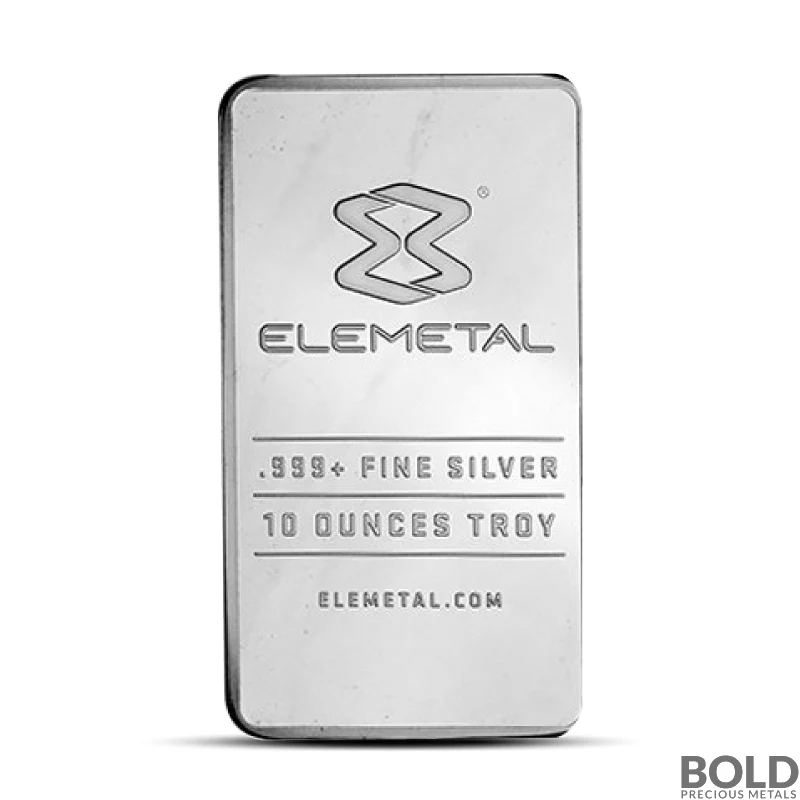 10 oz Elemetal Silver Bar