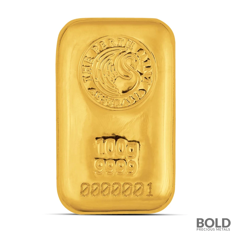 100 Gram Gold Bars for Sale | Lowest Premiums + Free Shipping | BOLD