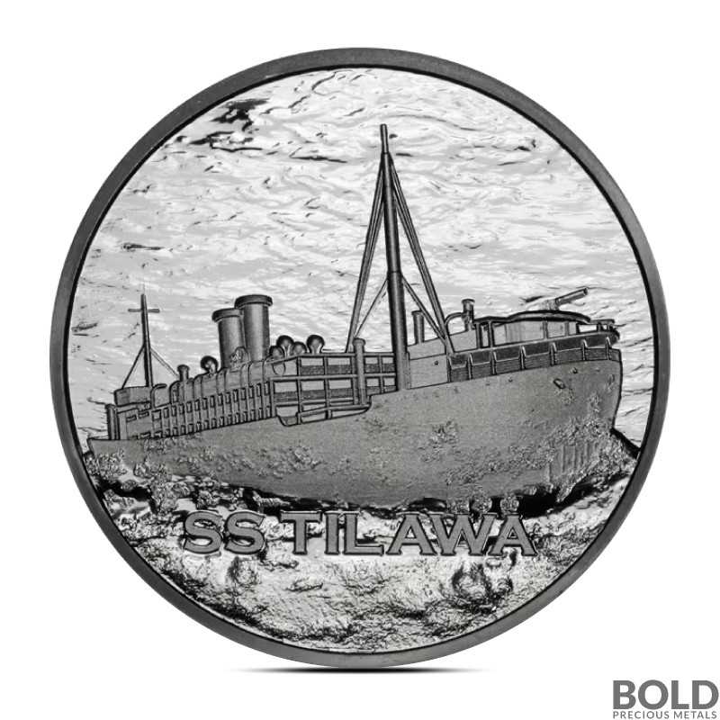 2024 1 oz SS Tilawa Shipwreck Remembrance: Sinking Fate Silver Round